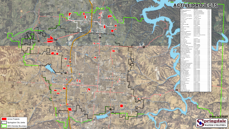 Current Projects – Springdale Water Utilities